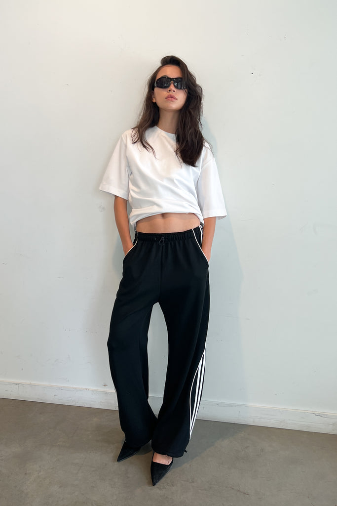 Side Piping Pants | OAK + FORT – OAK + FORT USA