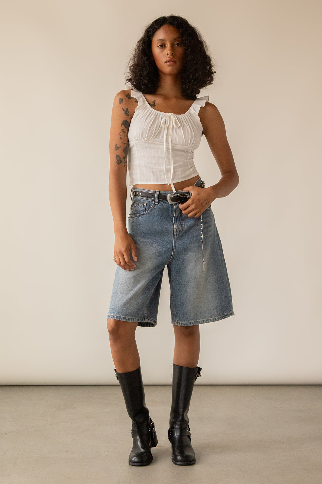 Classic Oversized Jorts | OAK + FORT – OAK + FORT USA