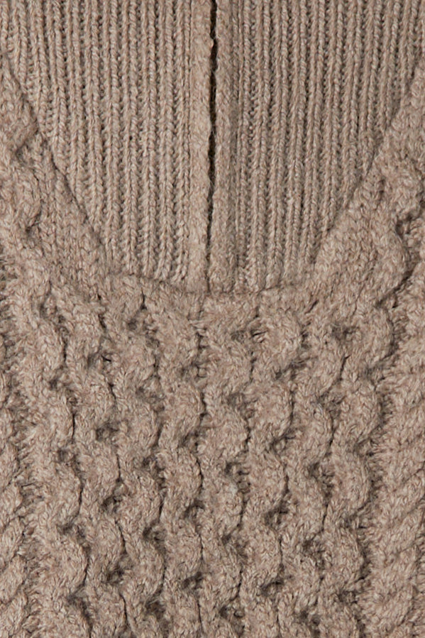 CABLE KNIT HALF ZIP – OAK + FORT USA