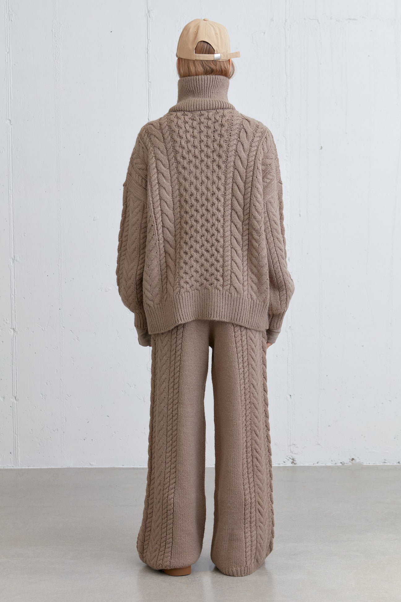 CABLE KNIT HALF ZIP – OAK + FORT USA