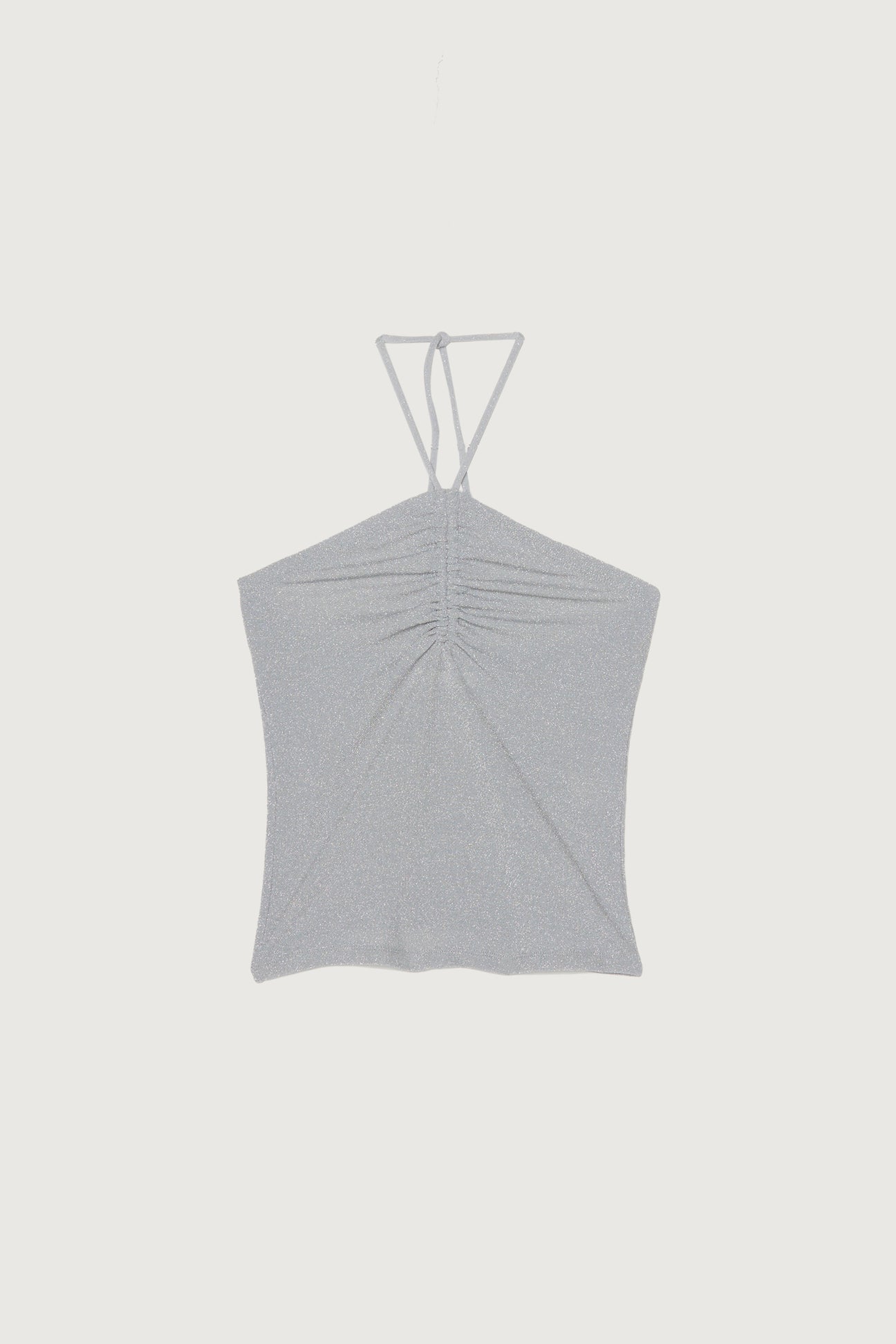 Sparkly Ruched Halter Neck Top | OAK + FORT – OAK + FORT USA